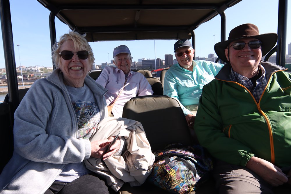 Jeff, Ginny, Ruth and Ed 2 May 2024 – Alan Tours